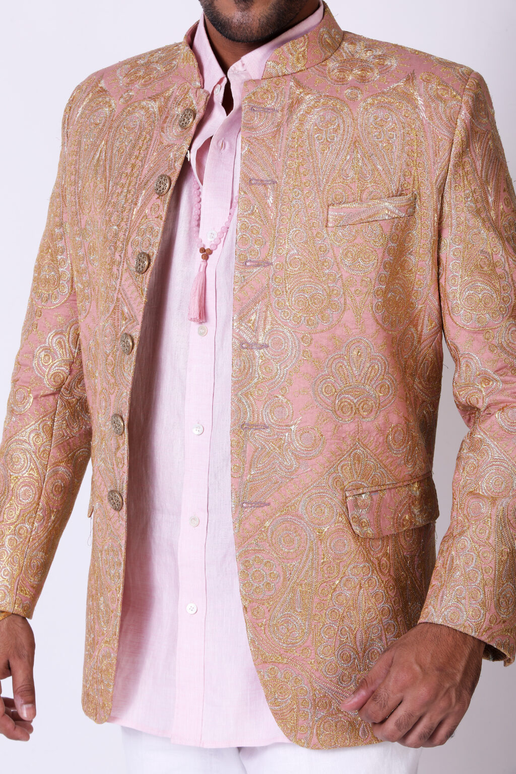 Embroidered Nehru Jacket – Burlingtons