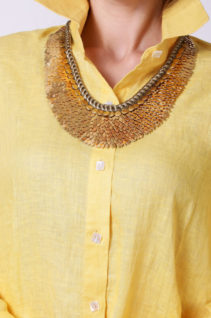 Gold Gilded Snake Scales Necklace – Burlingtons